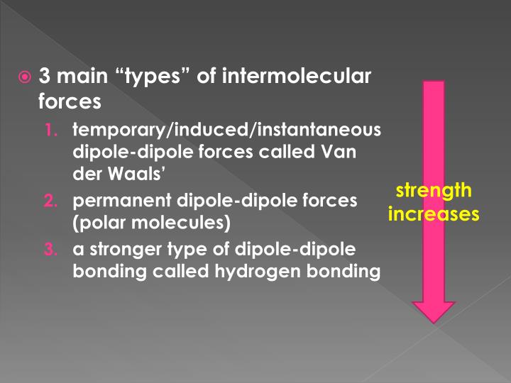 PPT - Inter molecular Forces Topic 4.3 PowerPoint Presentation - ID:6075906