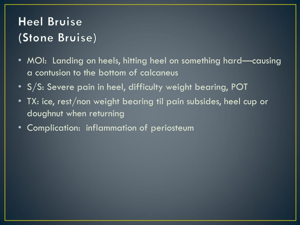 PPT - Injuries to the Foot, Ankle and Lower Leg PowerPoint Presentation ...