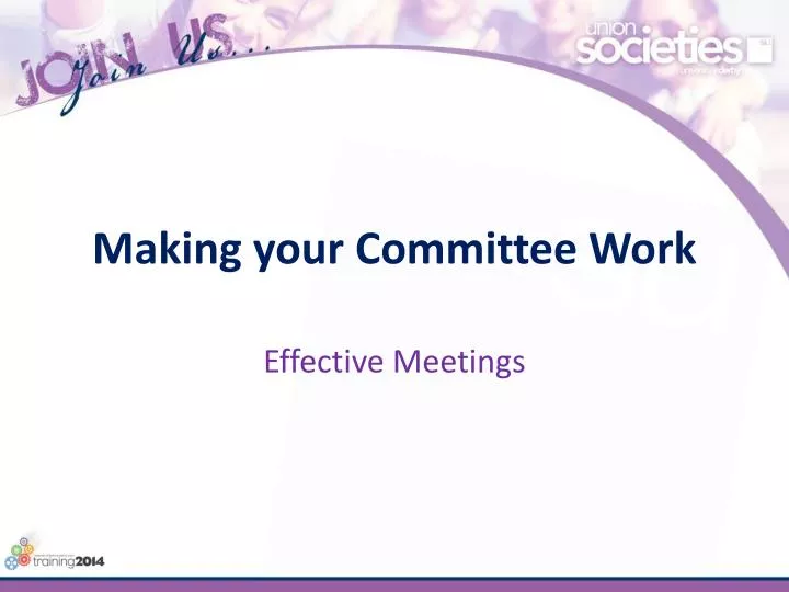 PPT - Making your Committee Work PowerPoint Presentation, free download ...