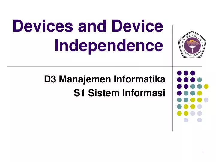 PPT - Devices and Device Independence PowerPoint Presentation, free ...