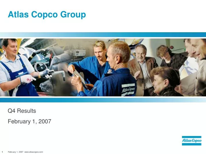 PPT - Atlas Copco Group PowerPoint Presentation, free download - ID:6078604