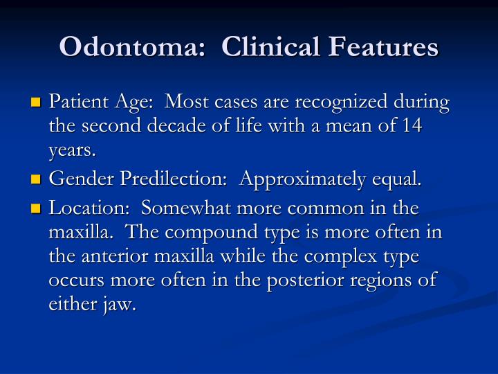 PPT - Odontogenic Tumors PowerPoint Presentation - ID:6078691