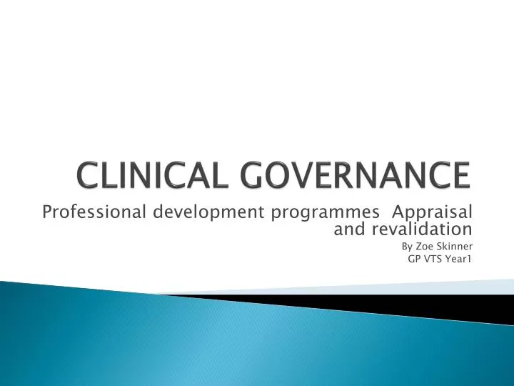 PPT - CLINICAL GOVERNANCE PowerPoint Presentation, free download - ID ...