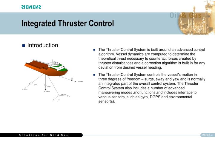 PPT - Integrated Thruster Control PowerPoint Presentation - ID:6079785