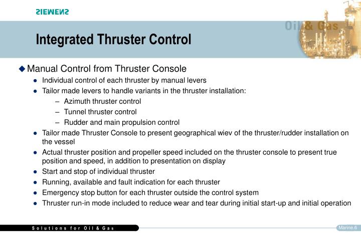 PPT - Integrated Thruster Control PowerPoint Presentation - ID:6079785