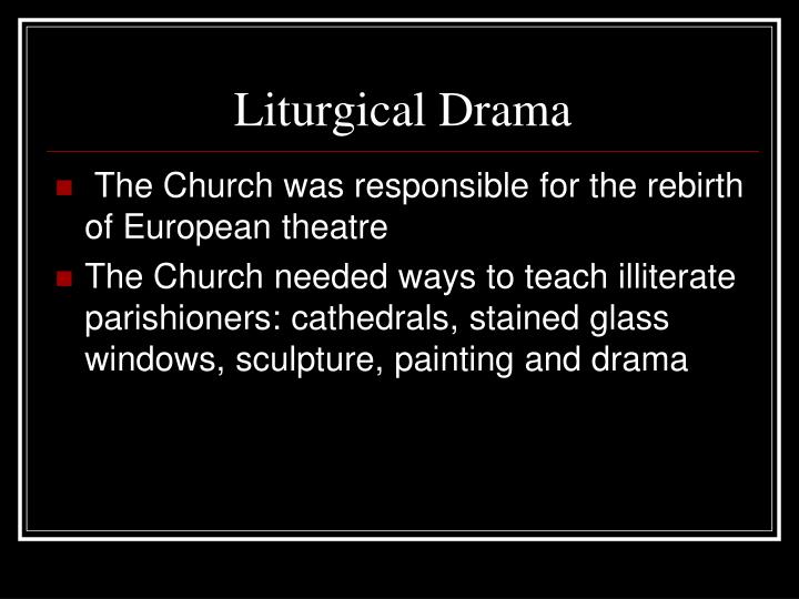 PPT - Medieval Theatre PowerPoint Presentation - ID:6080285