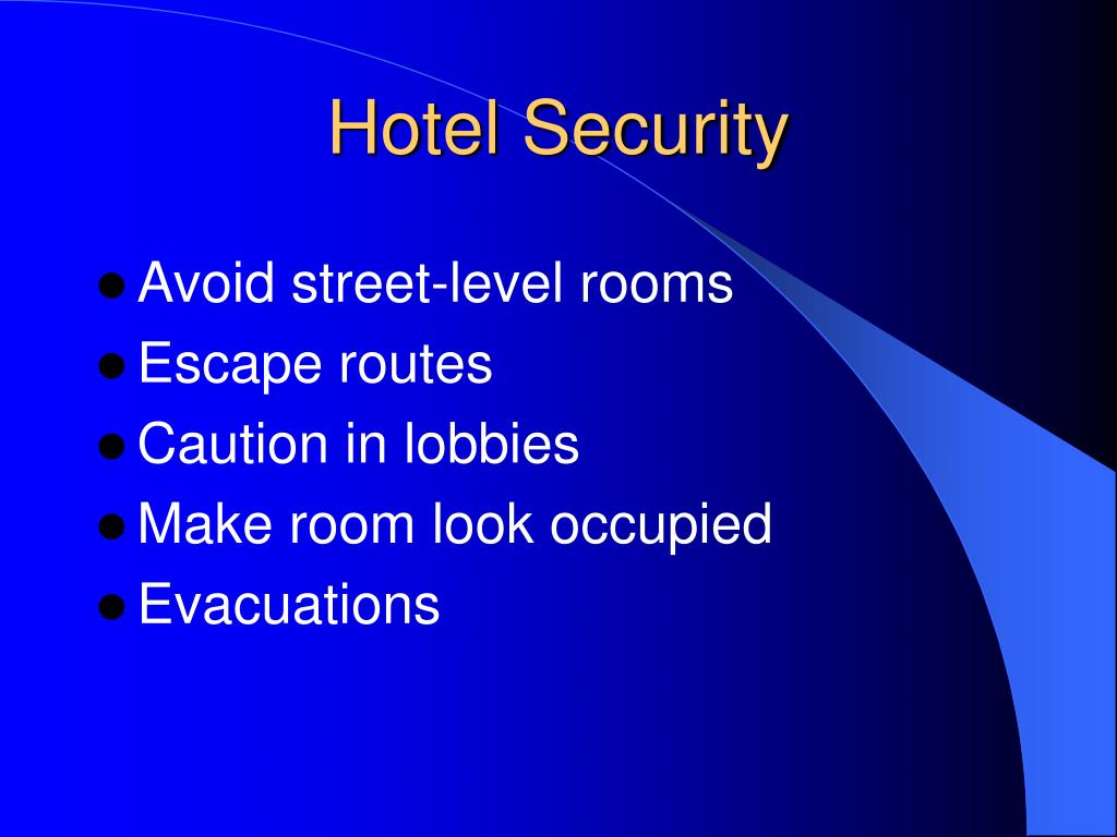 PPT - Antiterrorism/Personal Protection Briefing (Level 1) PowerPoint ...