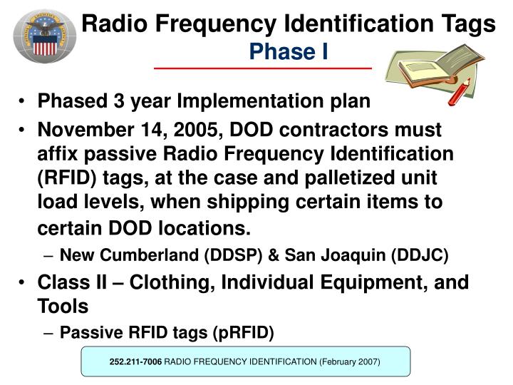 PPT - Supporting DoD’s RFID Mandate RFID Requirements and FAQS ...