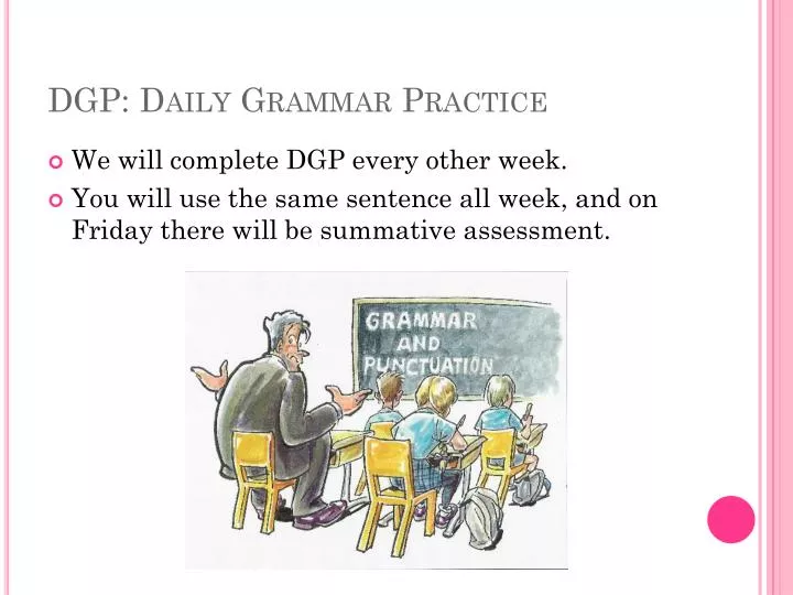 PPT - DGP: Daily Grammar Practice PowerPoint Presentation, free ...