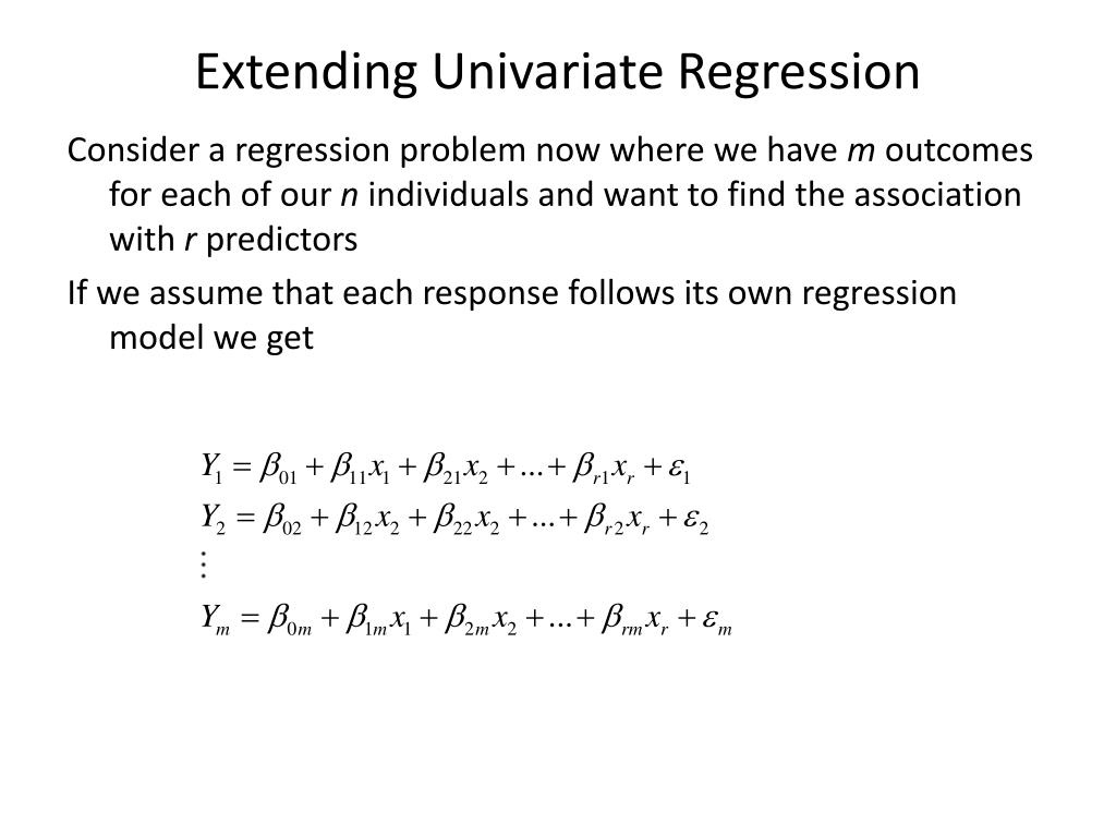 PPT Multivariate Regression PowerPoint Presentation Free Download 