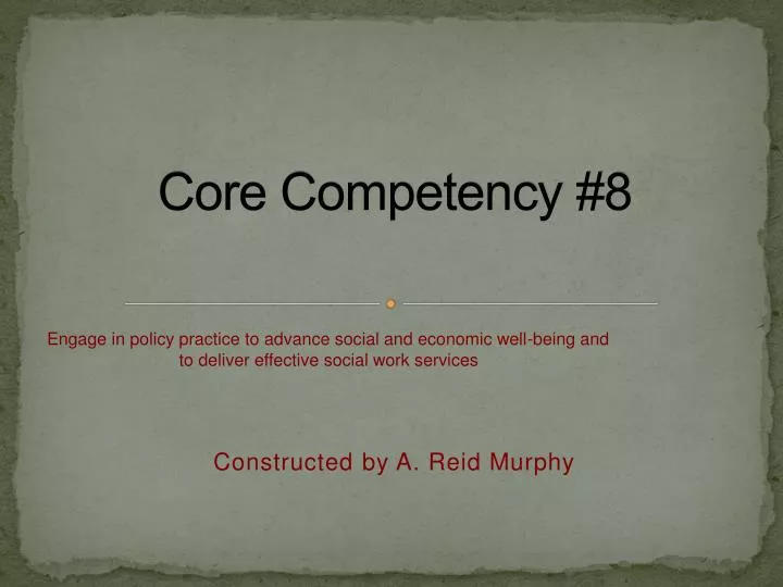 PPT - Core Competency #8 PowerPoint Presentation, free download - ID ...