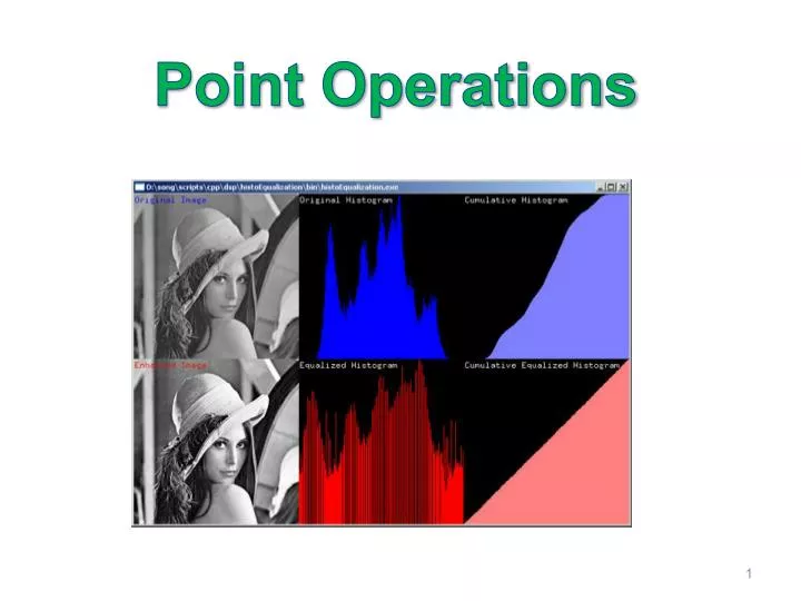 PPT - Point Operations PowerPoint Presentation, free download - ID:6083600
