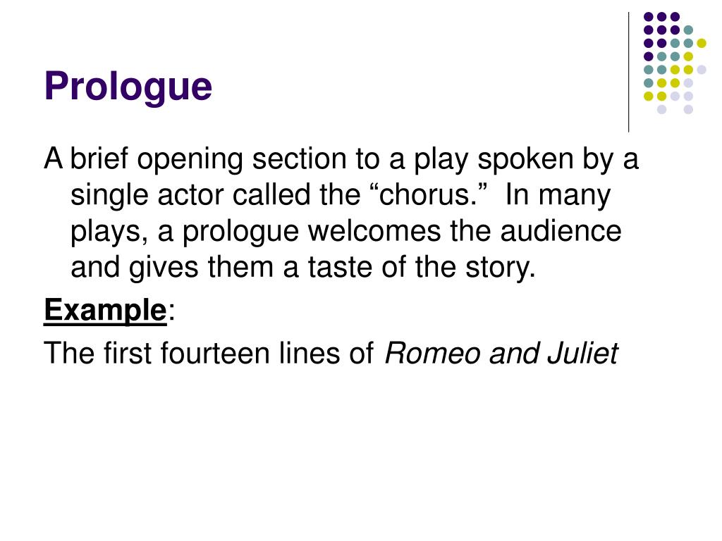 PPT - Romeo and Juliet Drama and Literary Terms PowerPoint Presentation ...