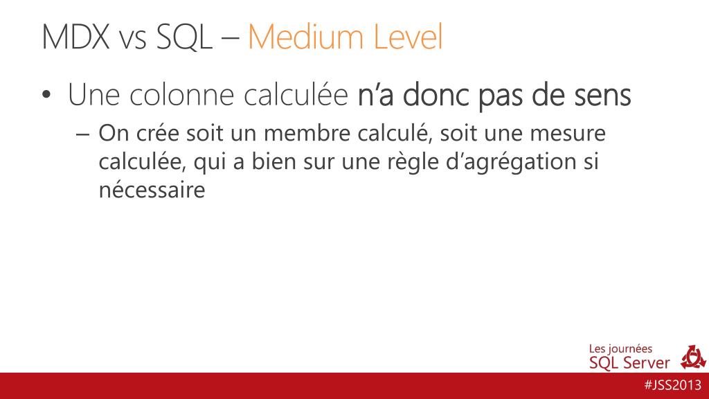 PPT - MDX pour les nuls développeurs Michel Perfetti - Cellenza MVP ...
