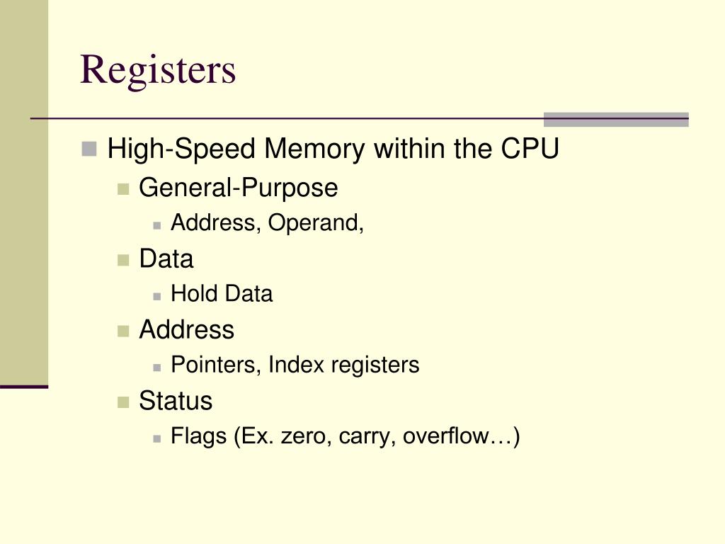 PPT - Processor Structure & Operations of an Accumulator Machine ...