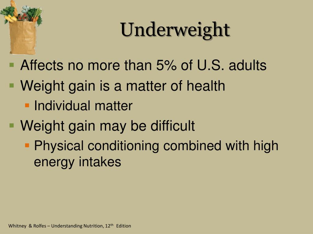 PPT - Weight Management: Overweight, Obesity, and Underweight ...