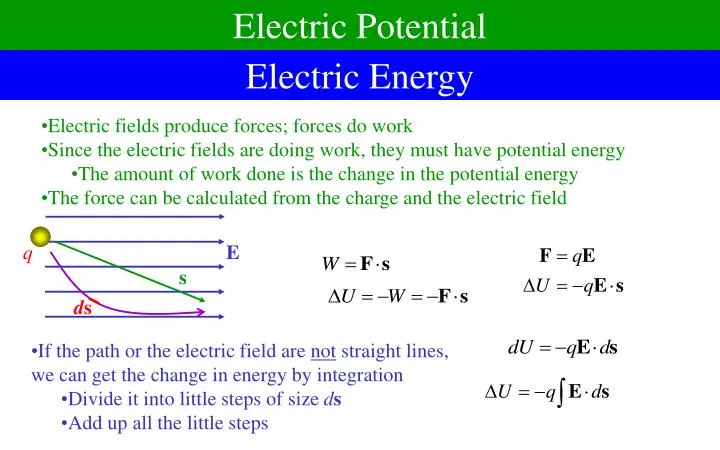PPT - Electric Potential PowerPoint Presentation, free download - ID ...