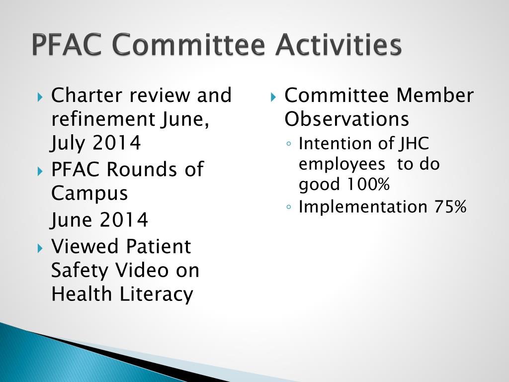 PPT - Patient and Family Advisory Council PowerPoint Presentation, free ...