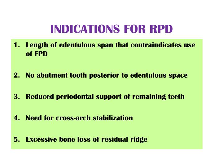 PPT - INTRODUCTION - REMOVABLE PARTIAL DENTURE PowerPoint Presentation ...
