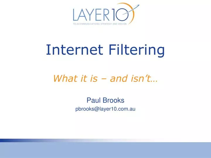 PPT - Internet Filtering PowerPoint Presentation, free download - ID ...