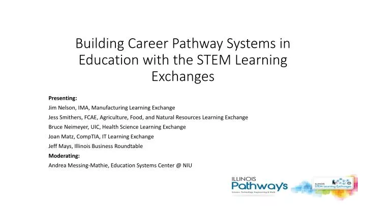 PPT - Building Career Pathway Systems in Education with the STEM ...