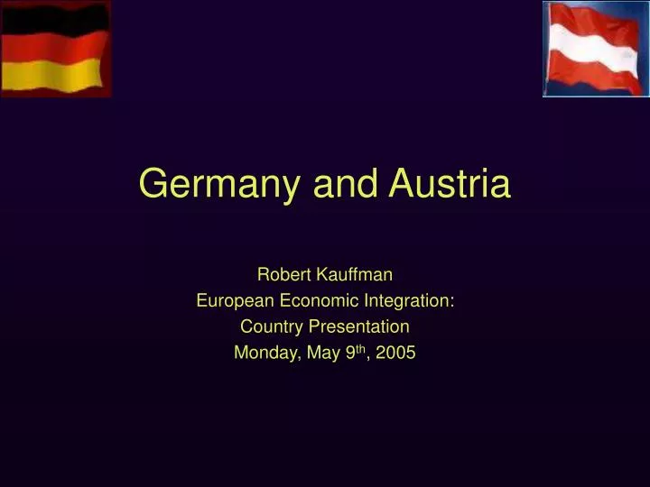 PPT - Germany and Austria PowerPoint Presentation, free download - ID ...