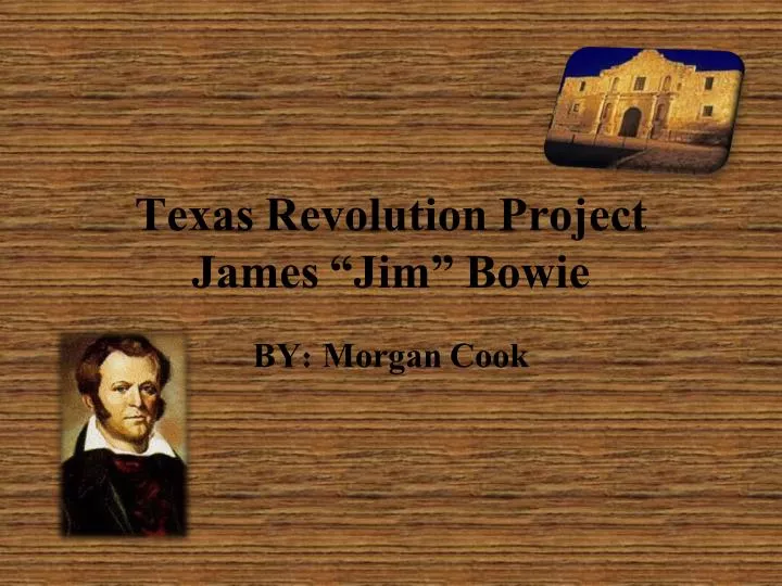 PPT - Texas R evolution Project James “Jim” Bowie PowerPoint ...