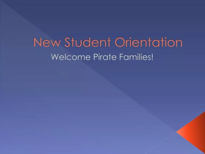 PPT - New Student Orientation PowerPoint Presentation, free download - ID:6091263