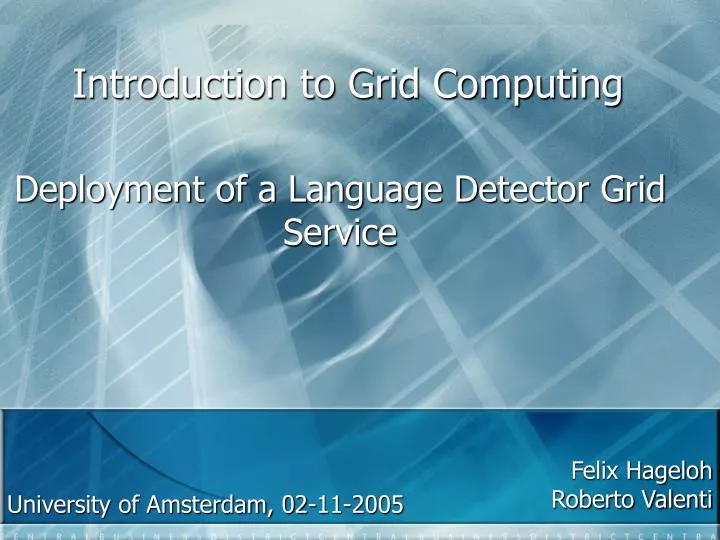 PPT - Introduction to Grid Computing PowerPoint Presentation, free ...