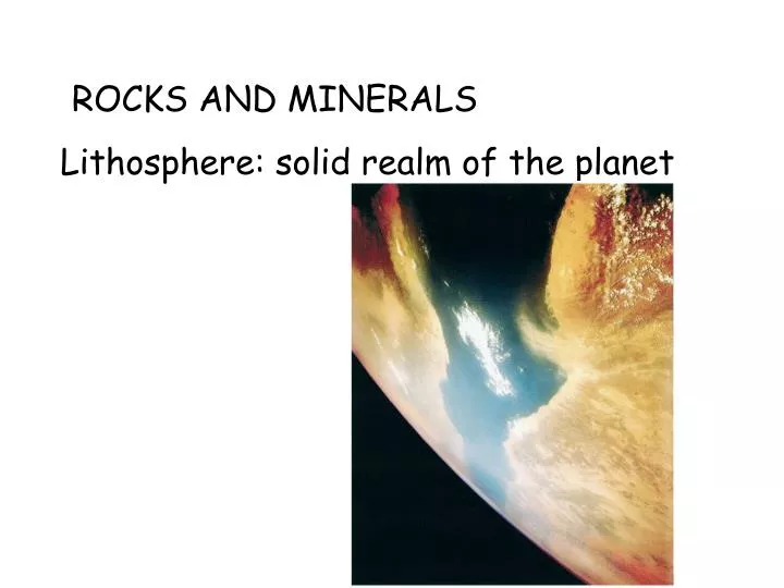 PPT - ROCKS AND MINERALS PowerPoint Presentation, free download - ID ...