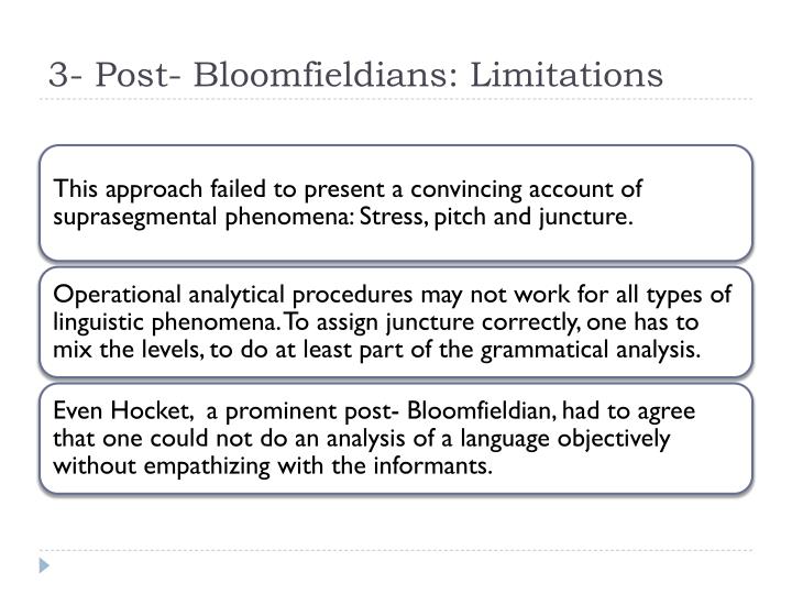 PPT - Leonard Bloomfield: Founder of American Linguistic Science ...