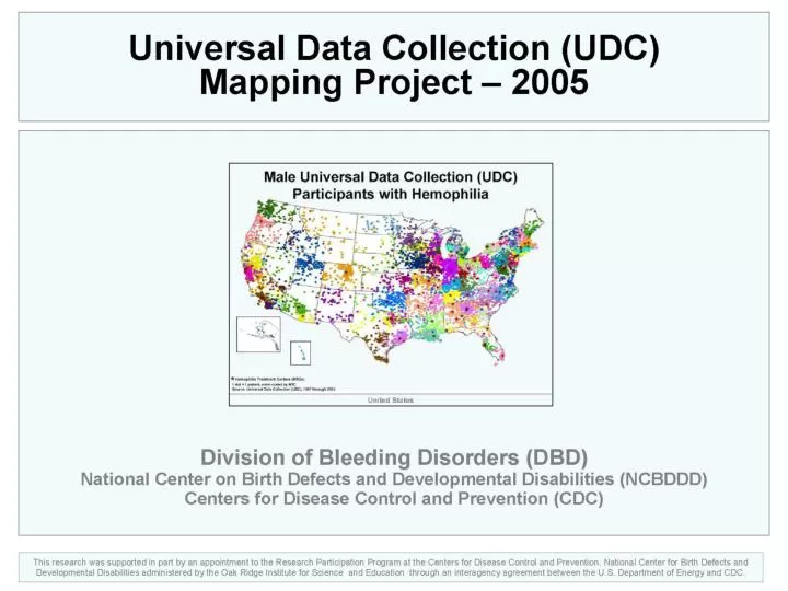 PPT - Universal Data Collection (UDC) Mapping Project - 2005 PowerPoint ...