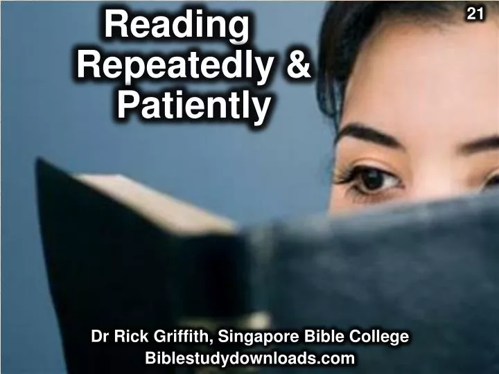 PPT - Reading Repeatedly & Patiently PowerPoint Presentation, free ...