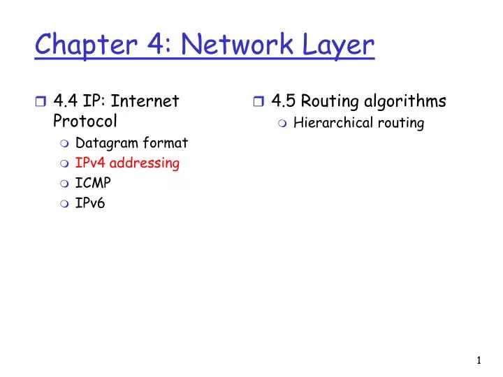 PPT - Chapter 4: Network Layer PowerPoint Presentation, free download ...