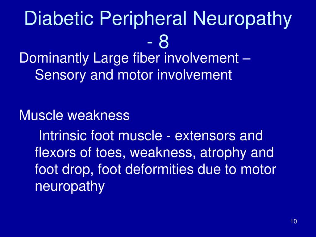 PPT - Diabetic Peripheral Neuropathies A clinical and electro ...