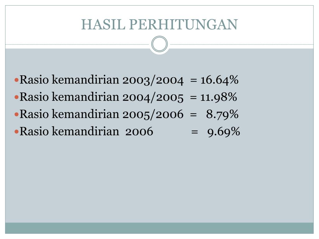 PPT - RASIO KEUANGAN PEMERINTAH DAERAH PowerPoint Presentation, free ...