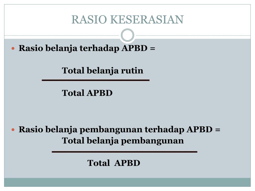 PPT - RASIO KEUANGAN PEMERINTAH DAERAH PowerPoint Presentation, free ...