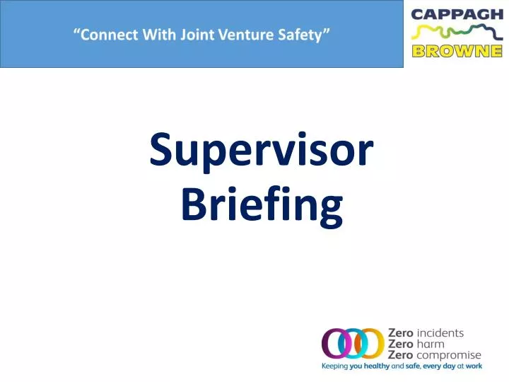 PPT - Supervisor Briefing PowerPoint Presentation, free download - ID ...