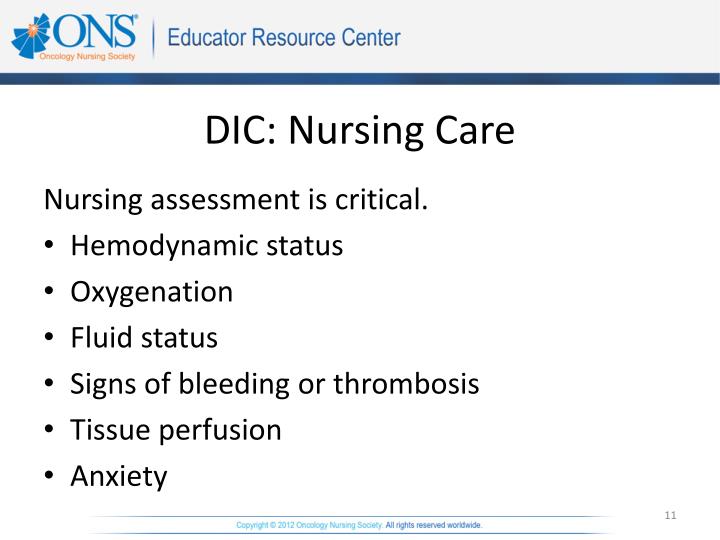 PPT - Disseminated Intravascular Coagulation (DIC ) PowerPoint ...