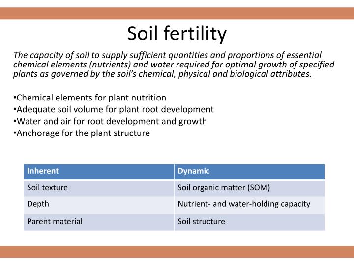 PPT - Soil & soil fertility PowerPoint Presentation - ID:6095416