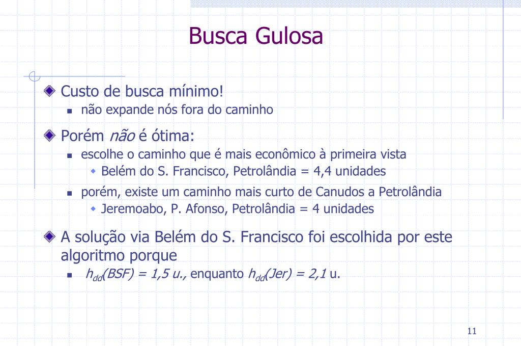 PPT - Introdução aos Agentes Inteligentes Busca Heurística (Informada ...