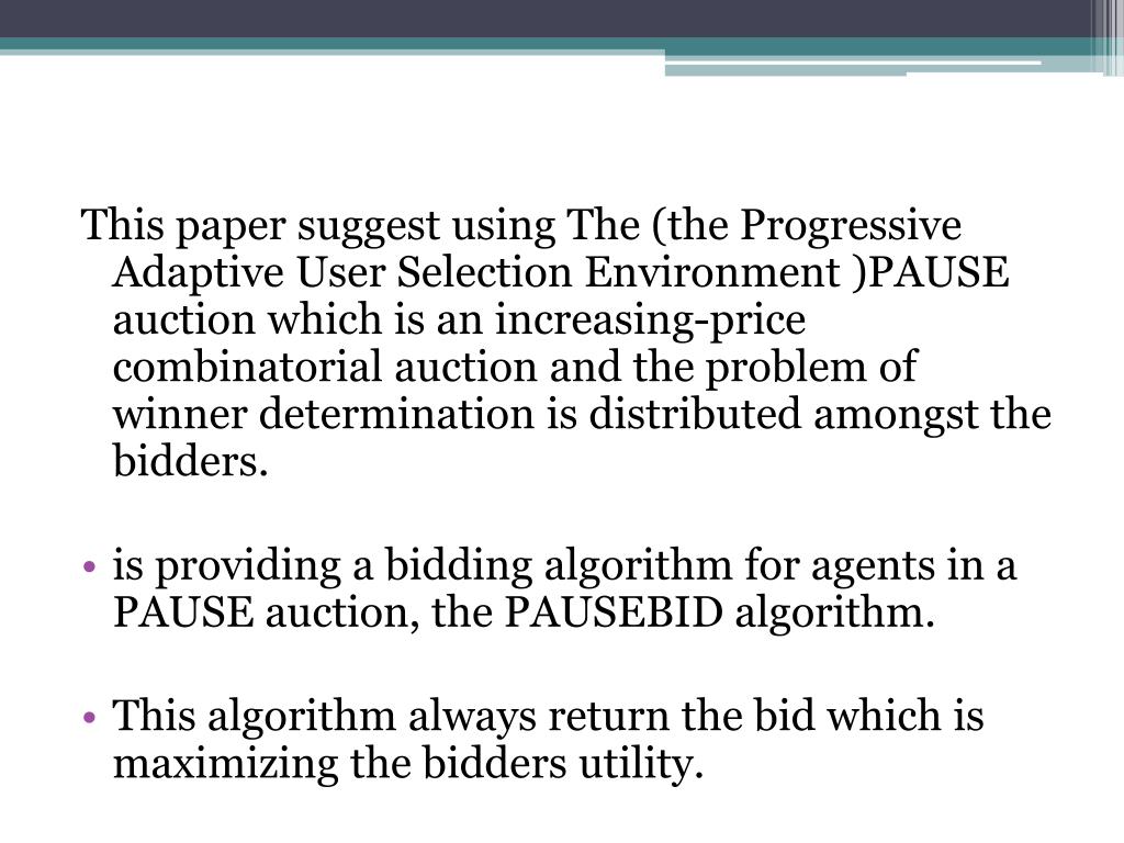 PPT - Multiagent Coordination Using a Distributed Combinatorial Auction ... PPT - Multiagent Coordination Using a Distributed Combinatorial Auction ...