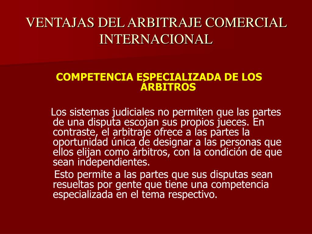 Ppt Arbitraje Comercial Internacional Powerpoint Presentation Free