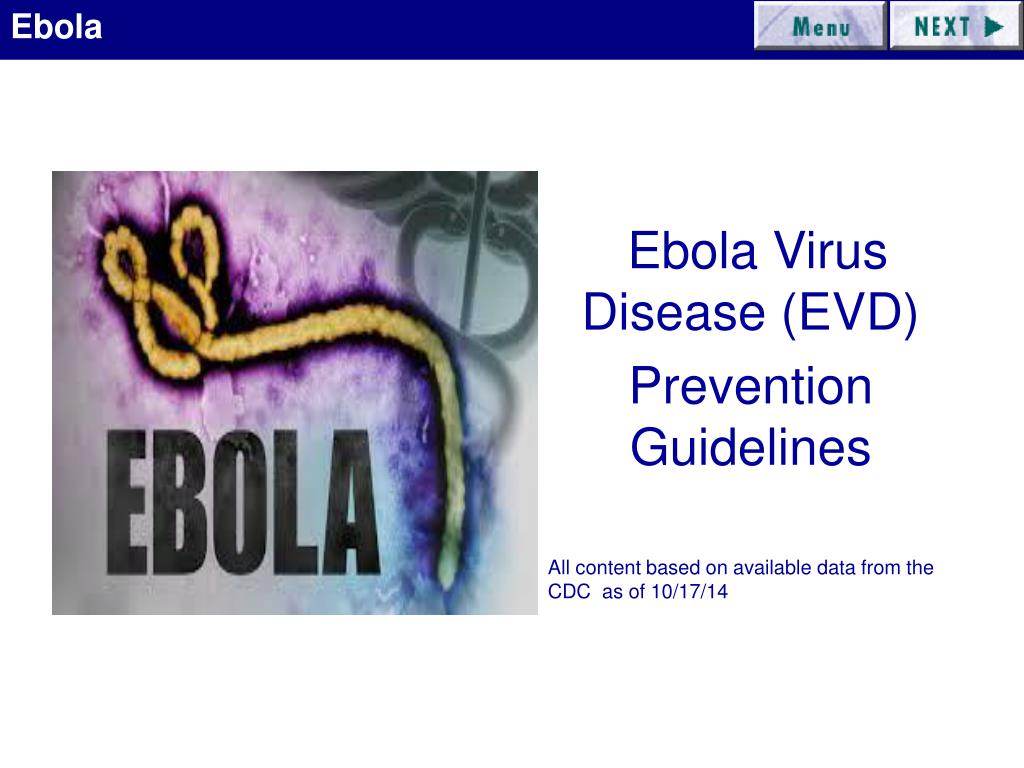 PPT - Ebola Virus Disease (EVD) Prevention Guidelines PowerPoint ...