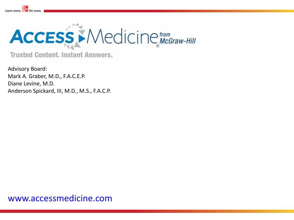 PPT - accessmedicine PowerPoint Presentation, free download - ID:6098142