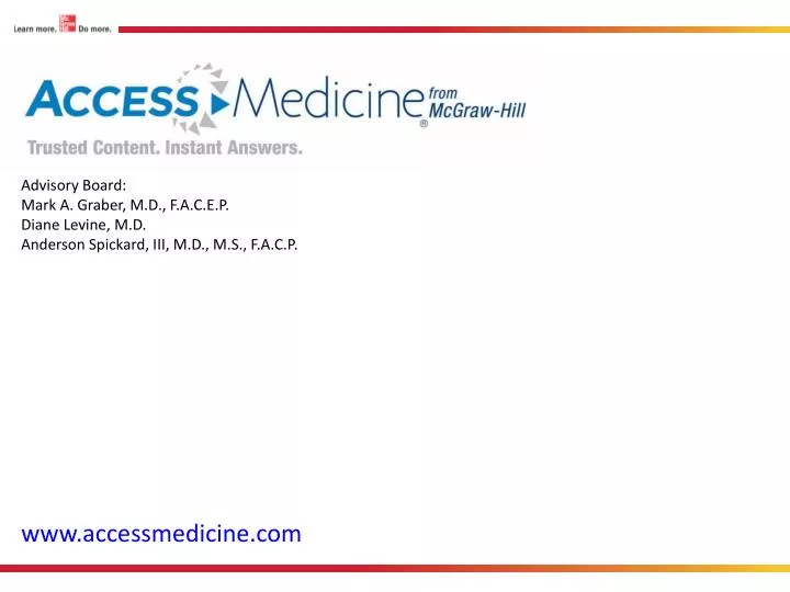 PPT - accessmedicine PowerPoint Presentation, free download - ID:6098142