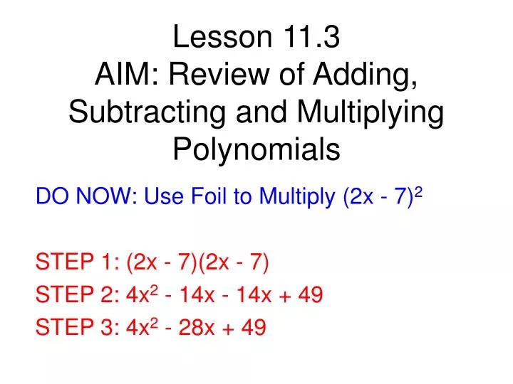 Add Subtract Multiply Polynomials Worksheet Ivuyteq