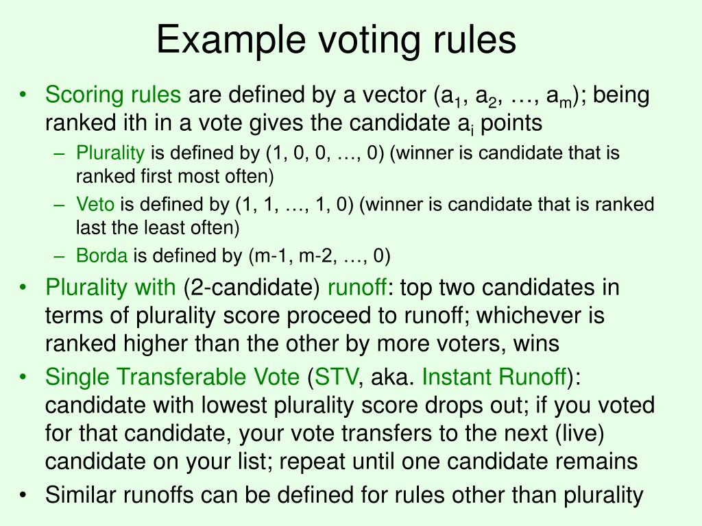 PPT - Social choice (voting) PowerPoint Presentation, free download ...