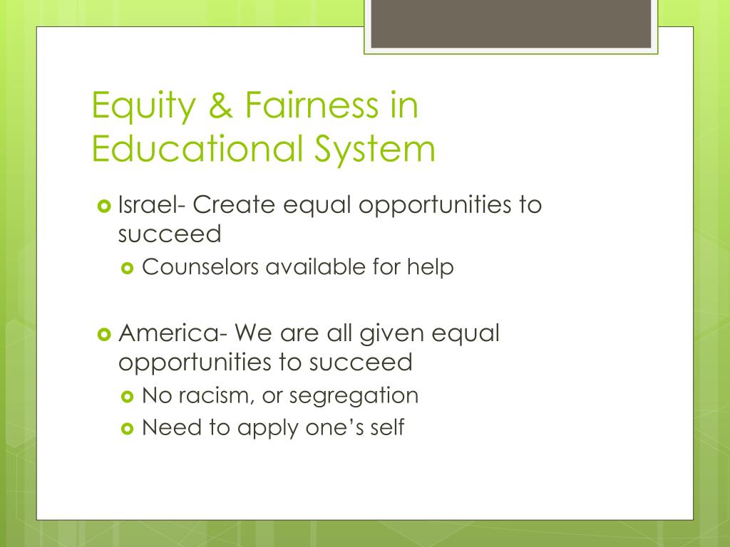 PPT - Educational Systems in America and Israel: A Comparative Analysis ...