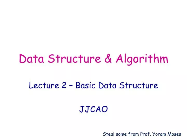 PPT - Data Structure & Algorithm PowerPoint Presentation, free download ...